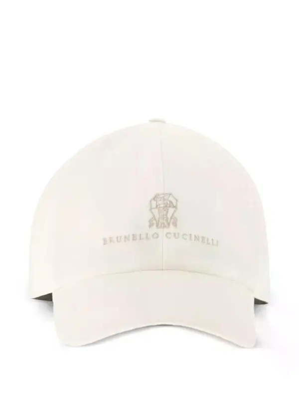 Brunello Cucinelli Logo-embroidered Baseball Cap - Neutrals