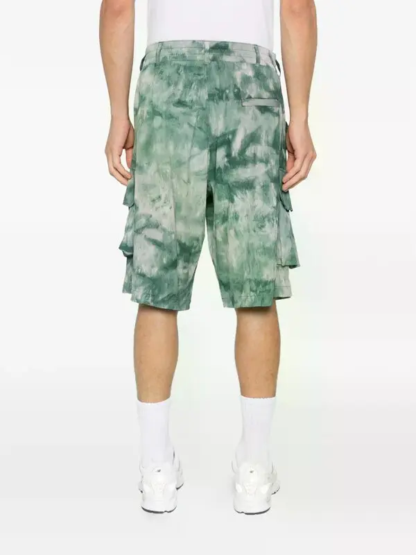 Y3 Cargo-pocket Pleated Shorts
