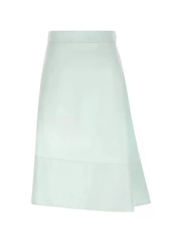 JIL SANDER Asymmetric Flared Midi Skirt - Blue