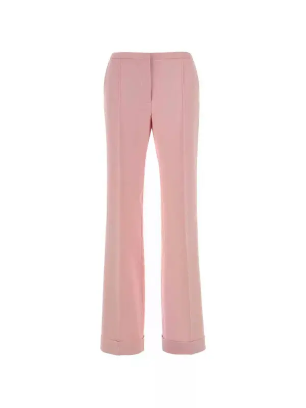 Alberta Ferretti Crepe Trousers