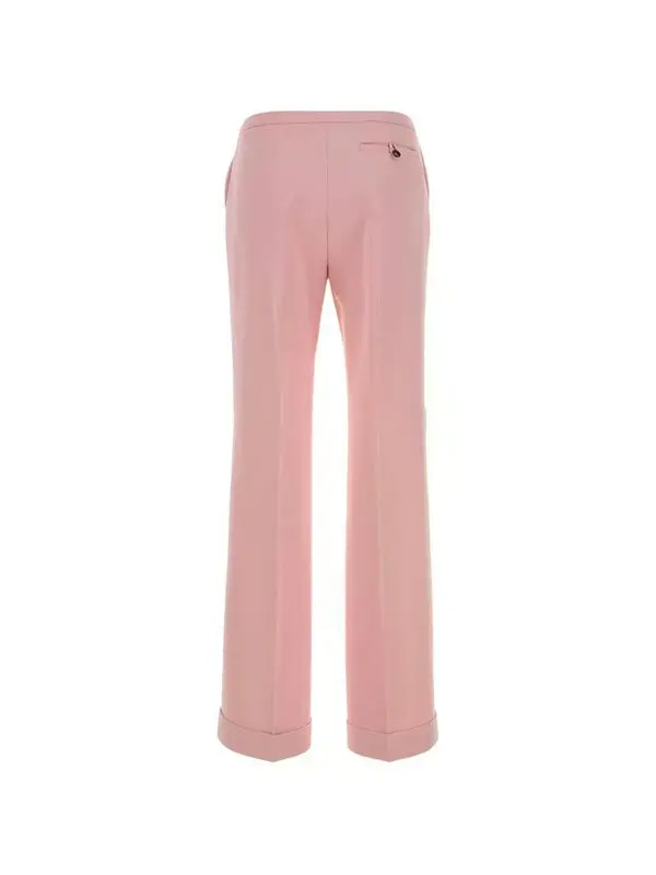 Alberta Ferretti Crepe Trousers