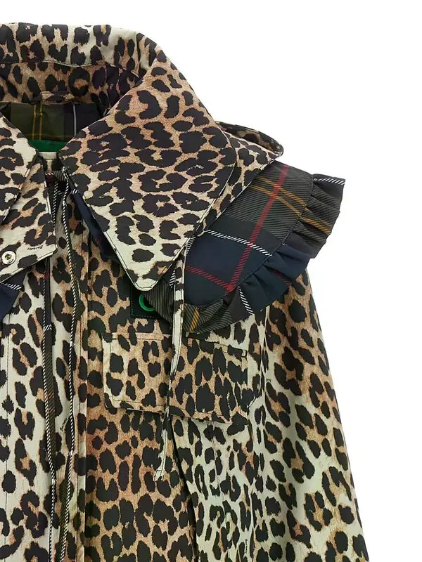 Barbour X Ganni Animal Print Parka