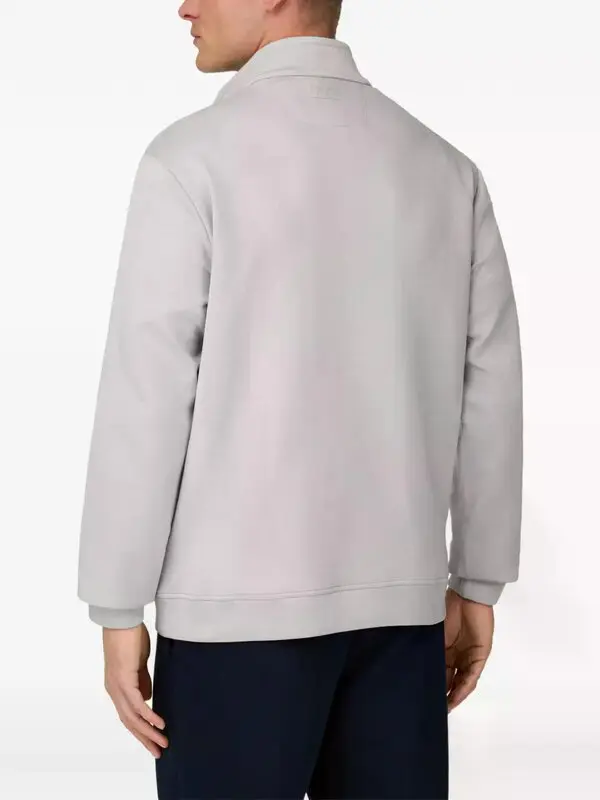 Boggi Milano Half-zip Mock Neck Sweatshirt