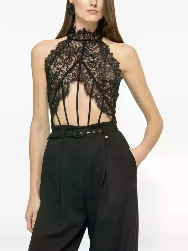 NISSA Sequin Lace Bodysuit