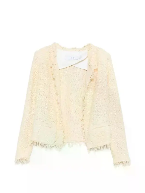 IRO PARIS Shavani Frayed Jacket - Neutrals