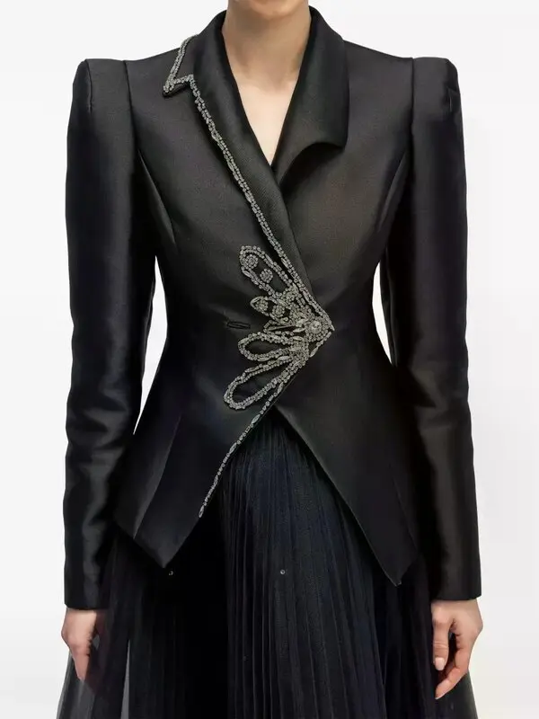 ARAFTU Embellished Double-breasted Blazer