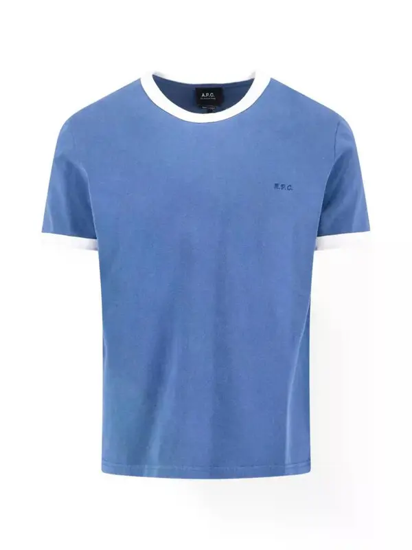 A.p.c. Logo T-shirt - Blue