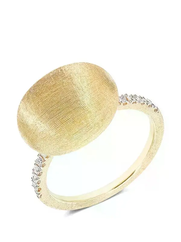 NANIS 18k Yellow Diamond Boule Ring - Gold