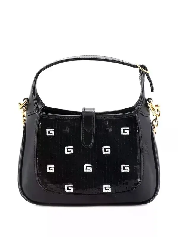 Gucci Jackie 1961 Chain Hobo Sequin Embellished Mini Crossbody Bag