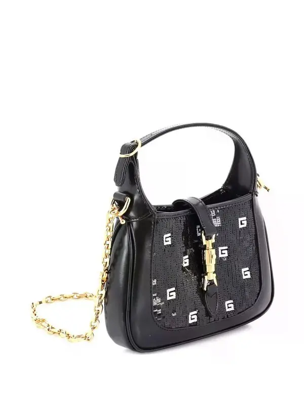 Gucci Jackie 1961 Chain Hobo Sequin Embellished Mini Crossbody Bag