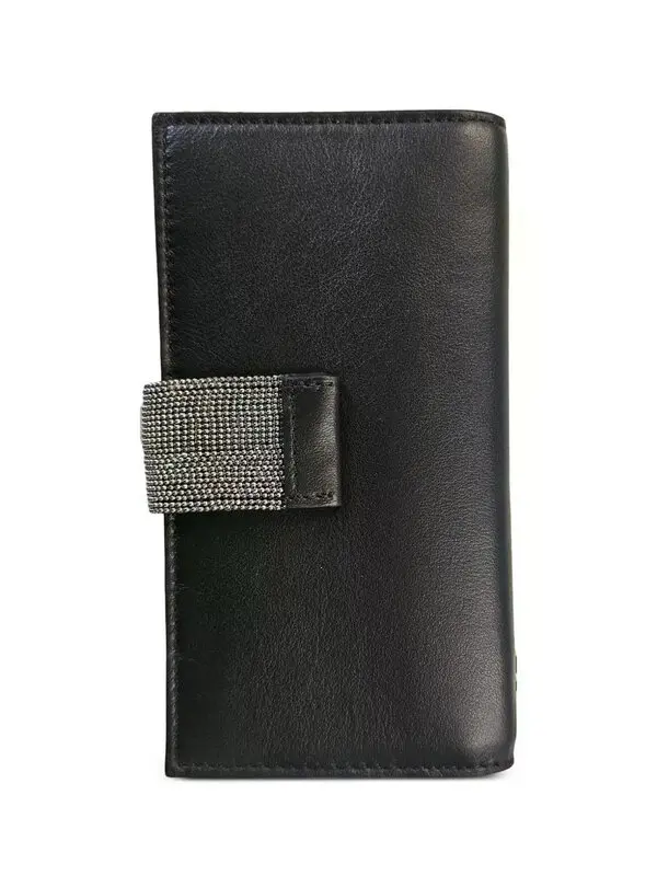 Fabiana Filippi Embellished Wallet - Black