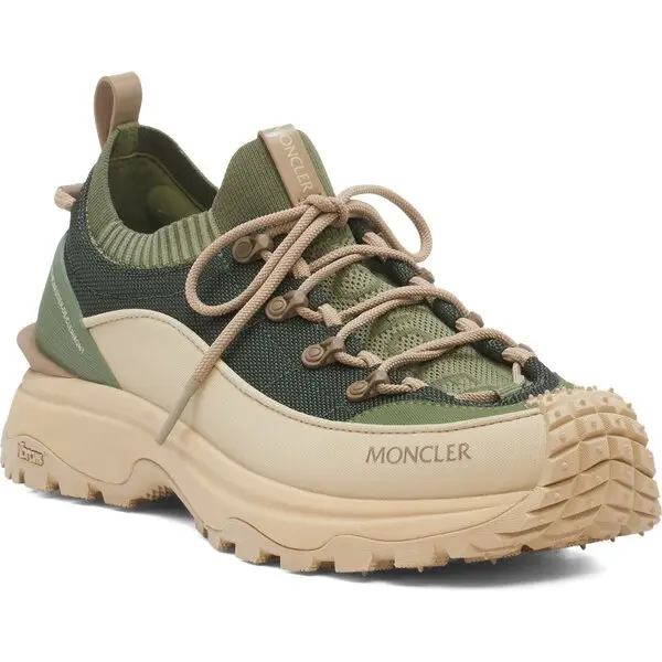 Moncler Trailgrip Lite 3 Low Top Sneaker - Green