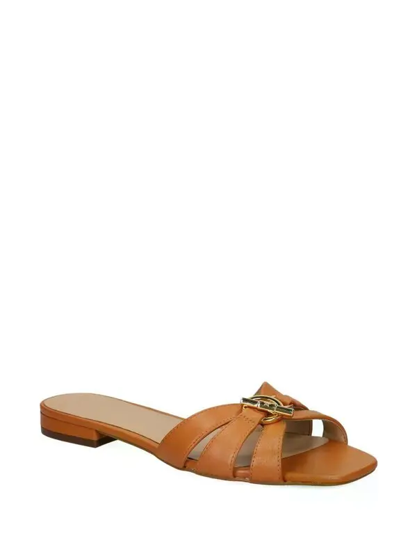 Ralph Lauren Leather Flat Sandals