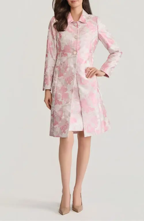 KASPER Floral Long Jacket