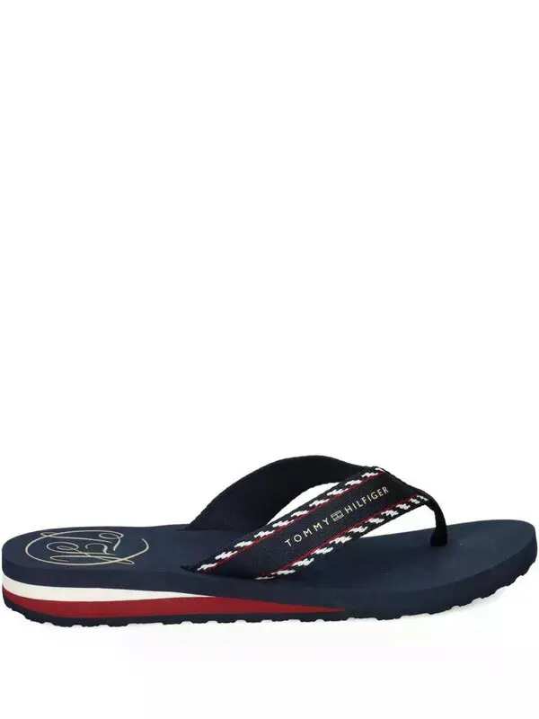 Tommy Hilfiger Patterned-strap Flip-flops