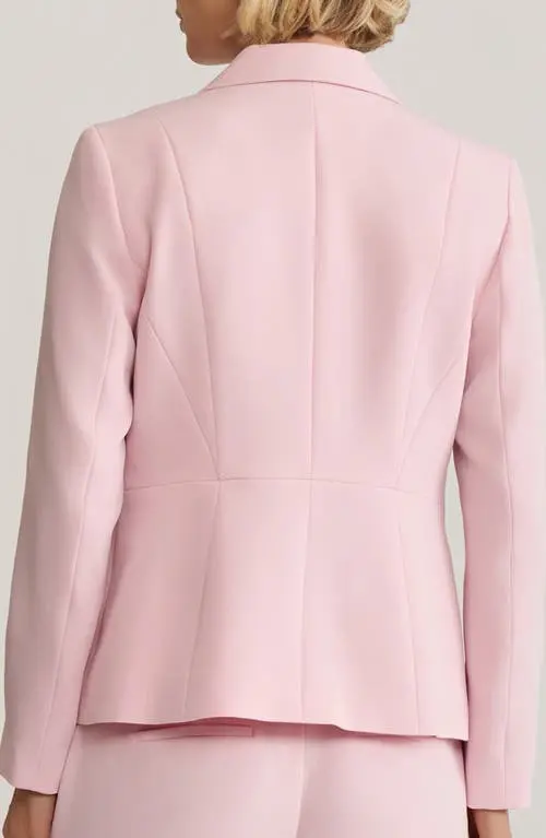 KASPER Princess Seam Crepe Blazer - Tutu Pink