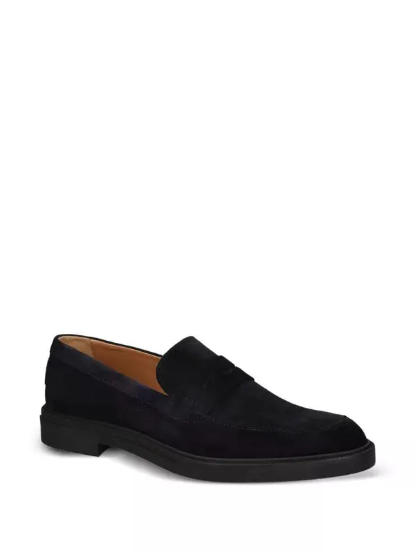 BOSS Penny-strap Loafers - Blue