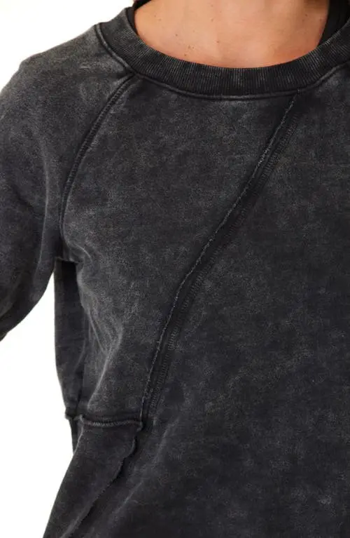THREADS 4 THOUGHT Ryssa Mineral Wash Asymmetric Sweatshirt