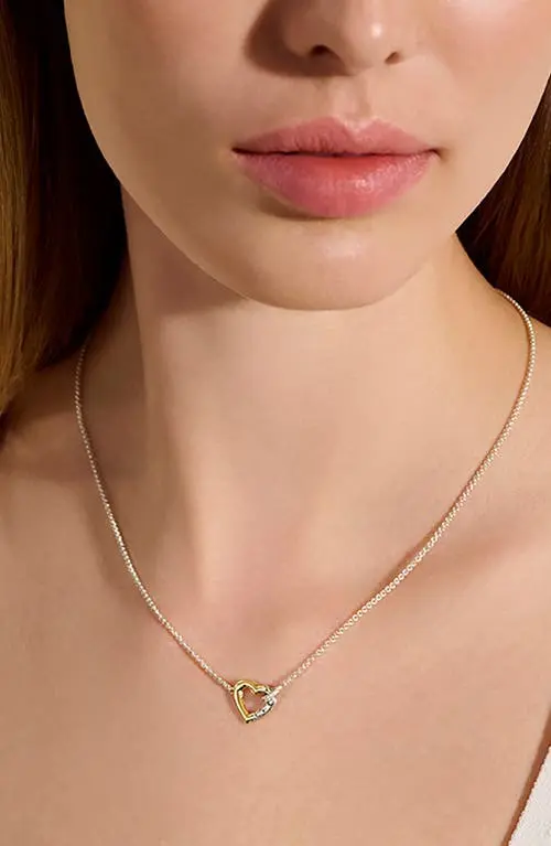John Hardy Essentials Heart Linked Necklace - Silver