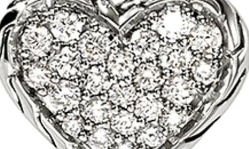 John Hardy Diamond Pavé Heart Pendant Necklace