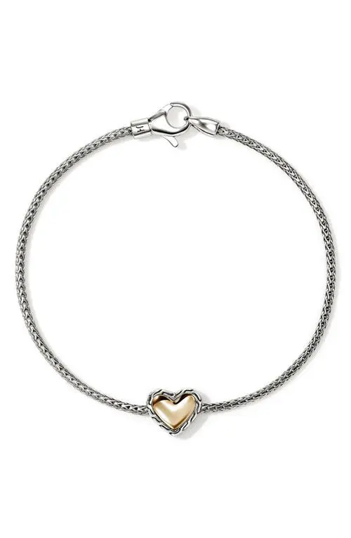 John Hardy Essential Heart Chain Bracelet - Silver