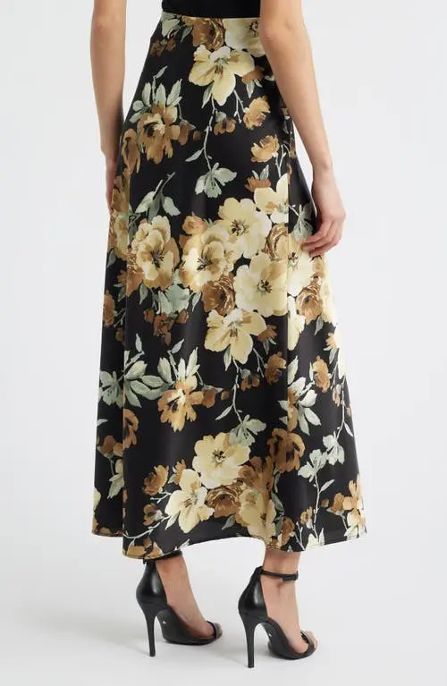 Anne Klein Floral Print Maxi Skirt