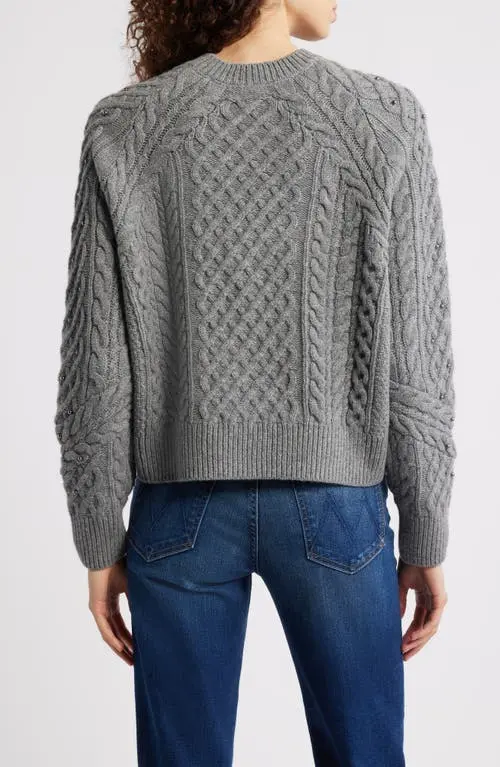 Rag & Bone Liz Beaded Crewneck Wool Sweater