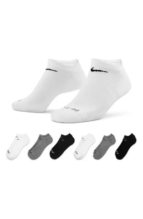 Nike Everyday Plus No-show Performance Socks 6-pack - Grey Multi