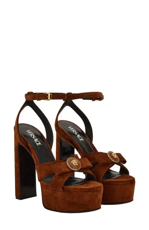 Versace Ribbon Platform Sandals