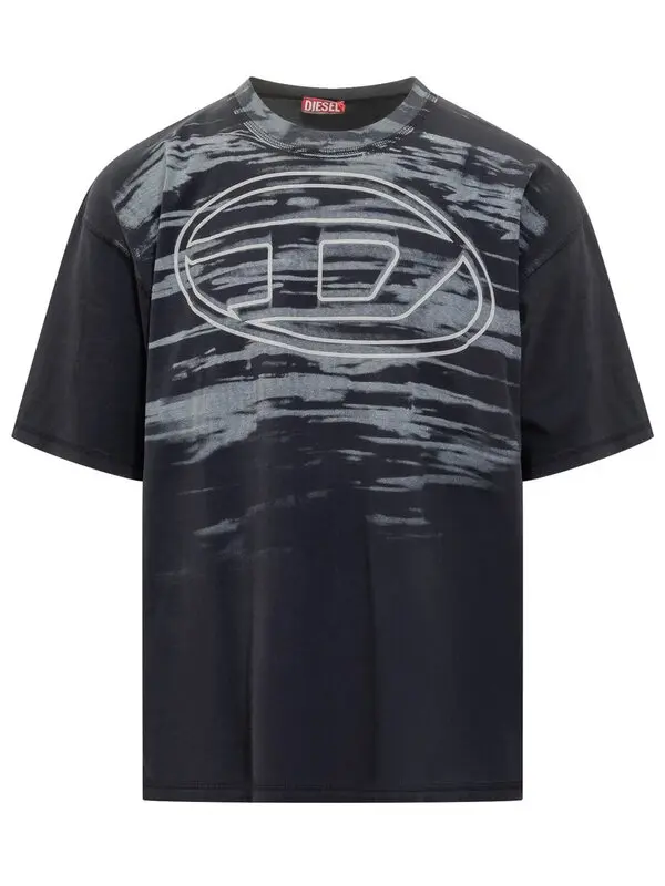 Diesel T-shirt T-boxt Graphics - Black
