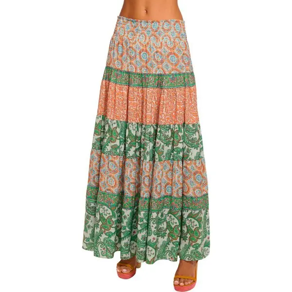 Ramy Brook Printed Maxi Skirt