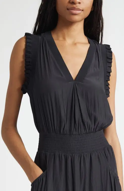 Ramy Brook Coco Sleeveless A-line Dress - Black