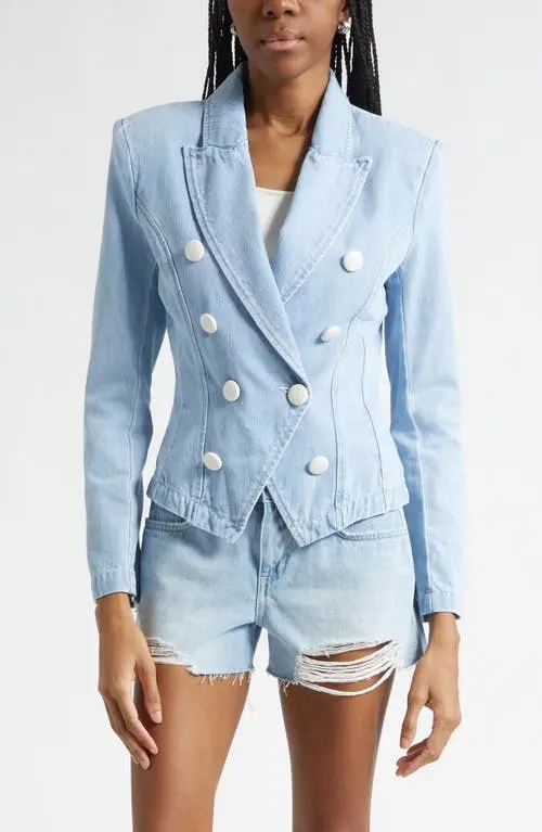 L'Agence Emerson Structure Denim Jacket - Brea