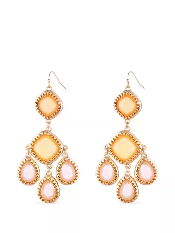SUSAN CAPLAN 1990s Drop Earrings - Gold