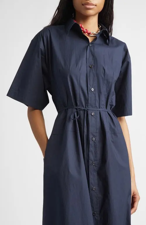 Plan C Oversized Cotton Shirtdress