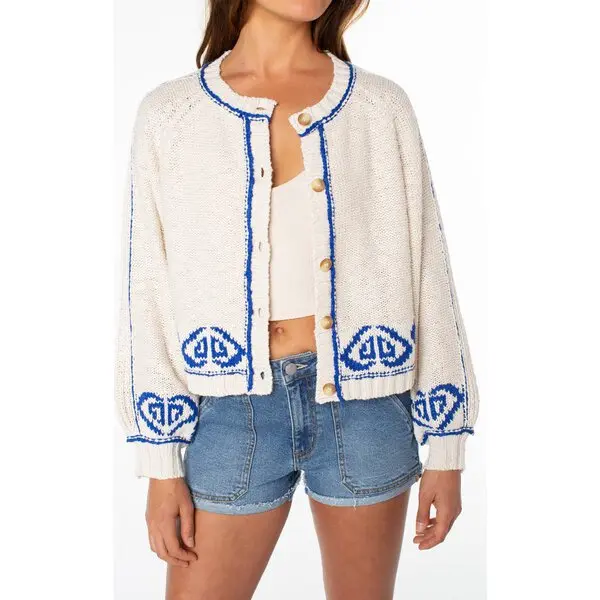 Roxy Jovie Cotton Blend Cardigan