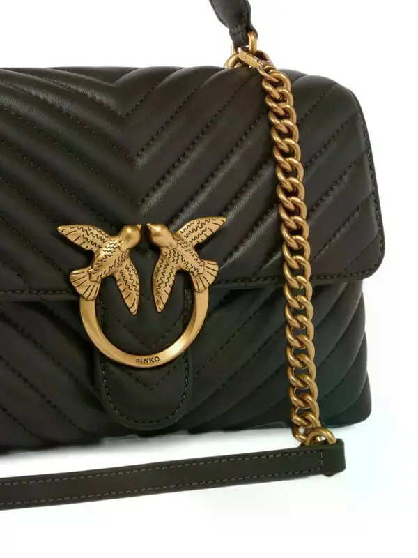 Pinko Love Chevron Tote Bag