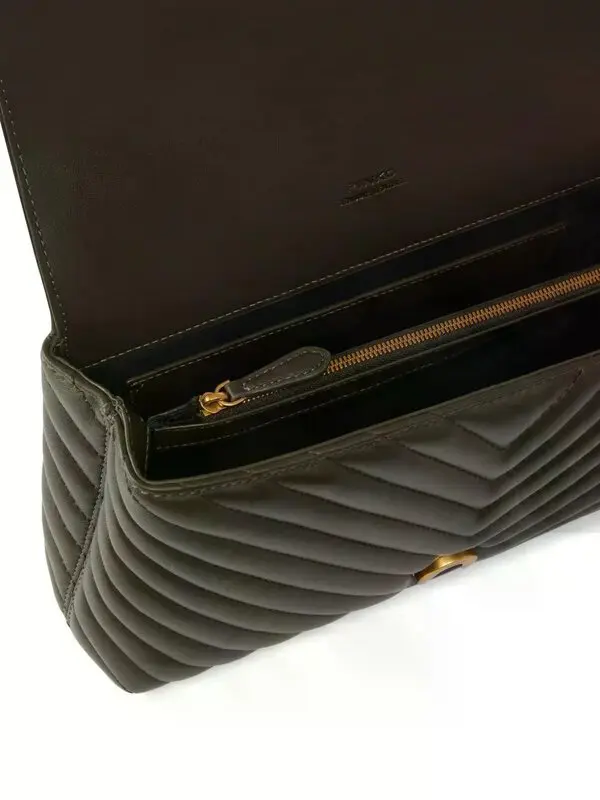 Pinko Love Chevron Tote Bag