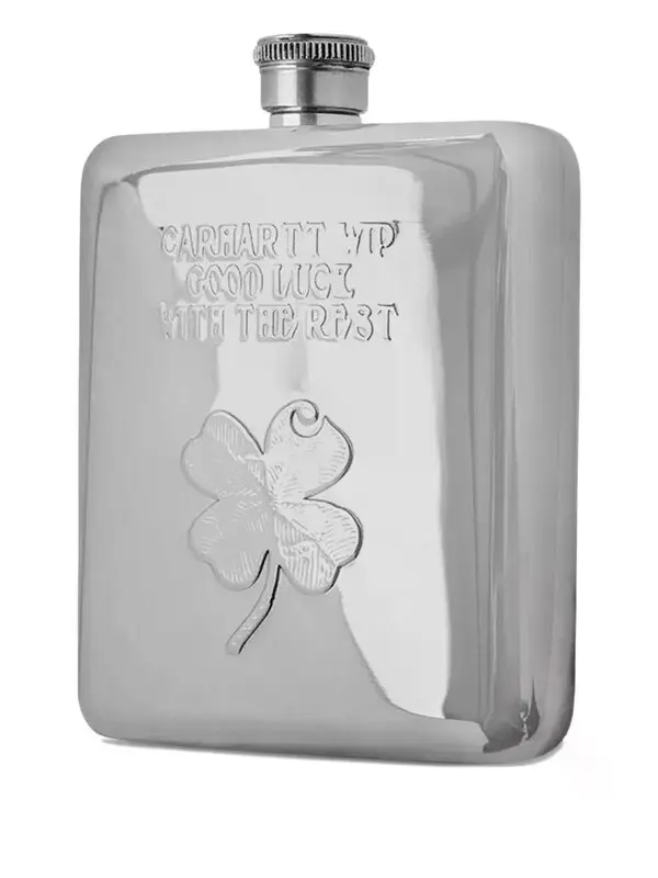 Carhartt Work In Progress Engraved Flask