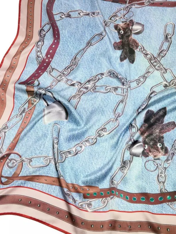Acne Studios Chain-print Scarf