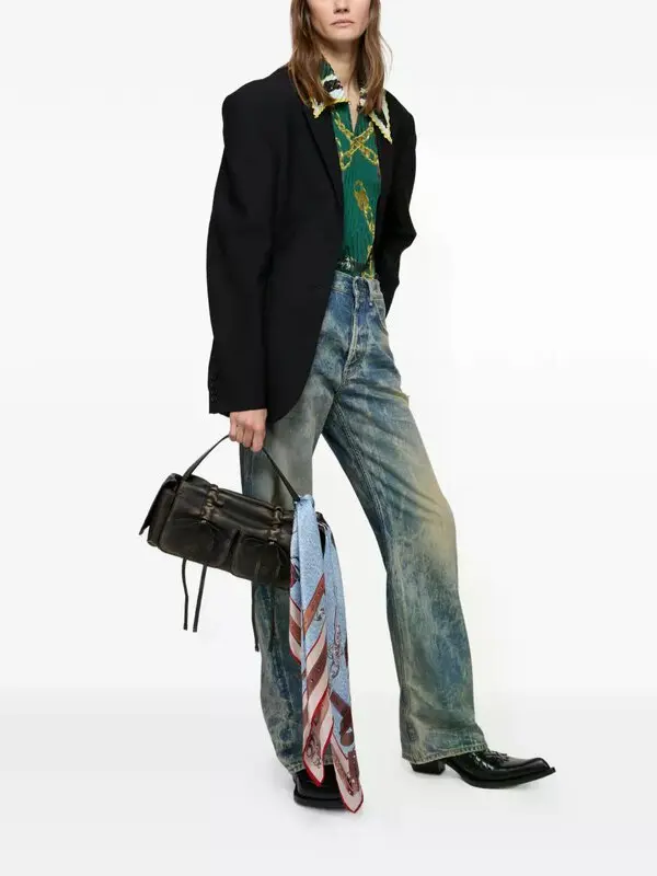 Acne Studios Chain-print Scarf