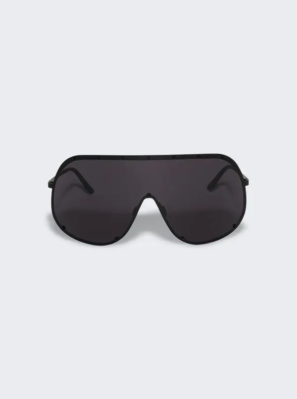 Rick Owens Shield Sunglasses - Black