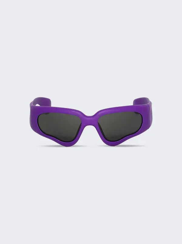 Mykita Sunglasses With Solid Black Lenses - Purple