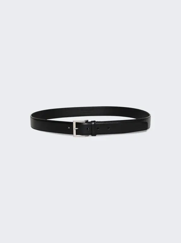 Saint Laurent Leather Belt - Black