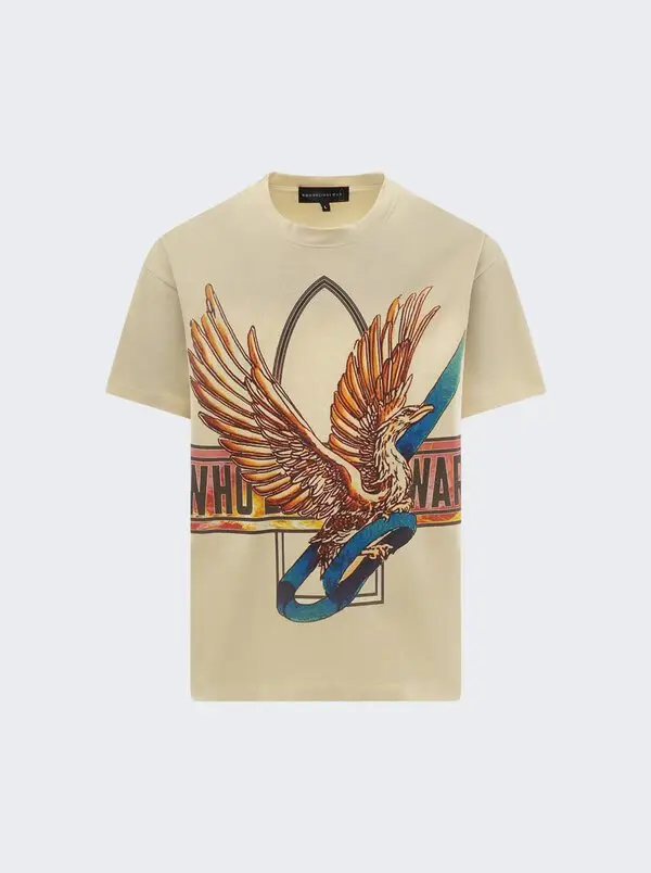 WHO DECIDES WAR Ribbon Tour Jersey Ivory - White