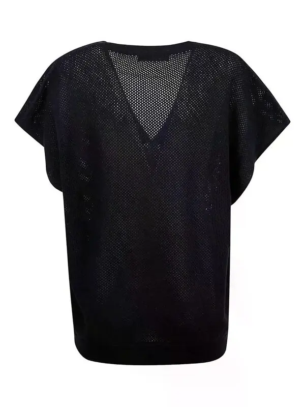 Fabiana Filippi V-neck Wool Blouse - Blue
