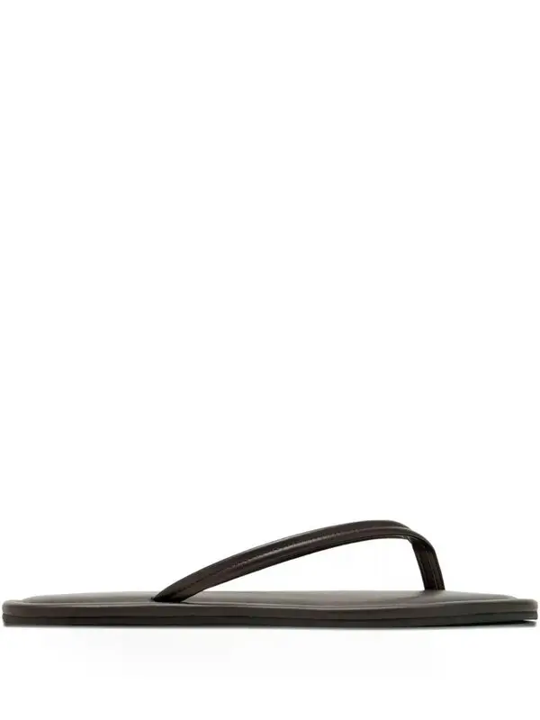 ST. AGNI Leather Sandals - Brown