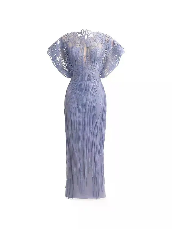 GEMY MAALOUF Structured Half-sleeves Dress