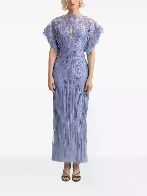 GEMY MAALOUF Structured Half-sleeves Dress