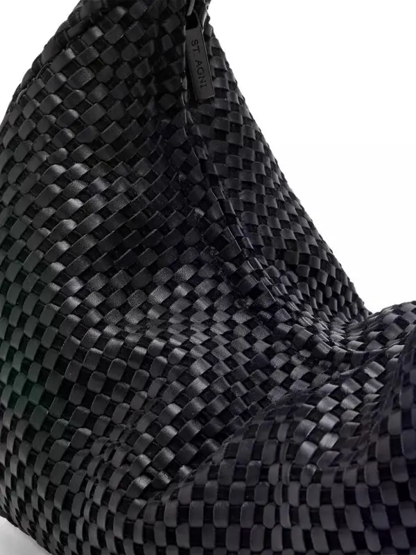 ST. AGNI Bon Bon Lattice-weave Tote Bag